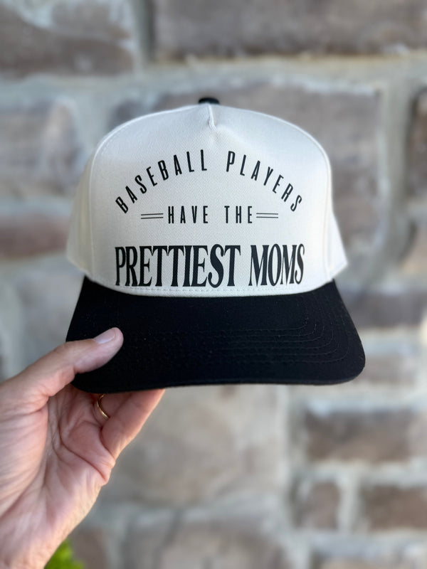 Baseball players have the prettiest moms two toned ball cap - Costa Threads