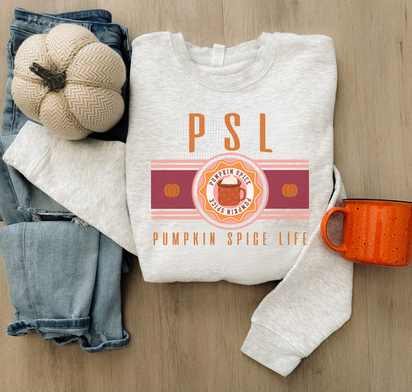 PSL pumpkin spice logo sweatshirt - Costa Threads